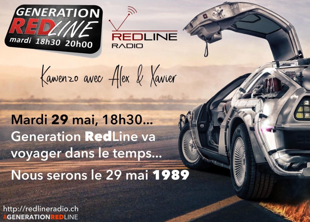 Mardi, nous serons le 29 mai 1989 sur RedLine Radio! - RedLine Radio