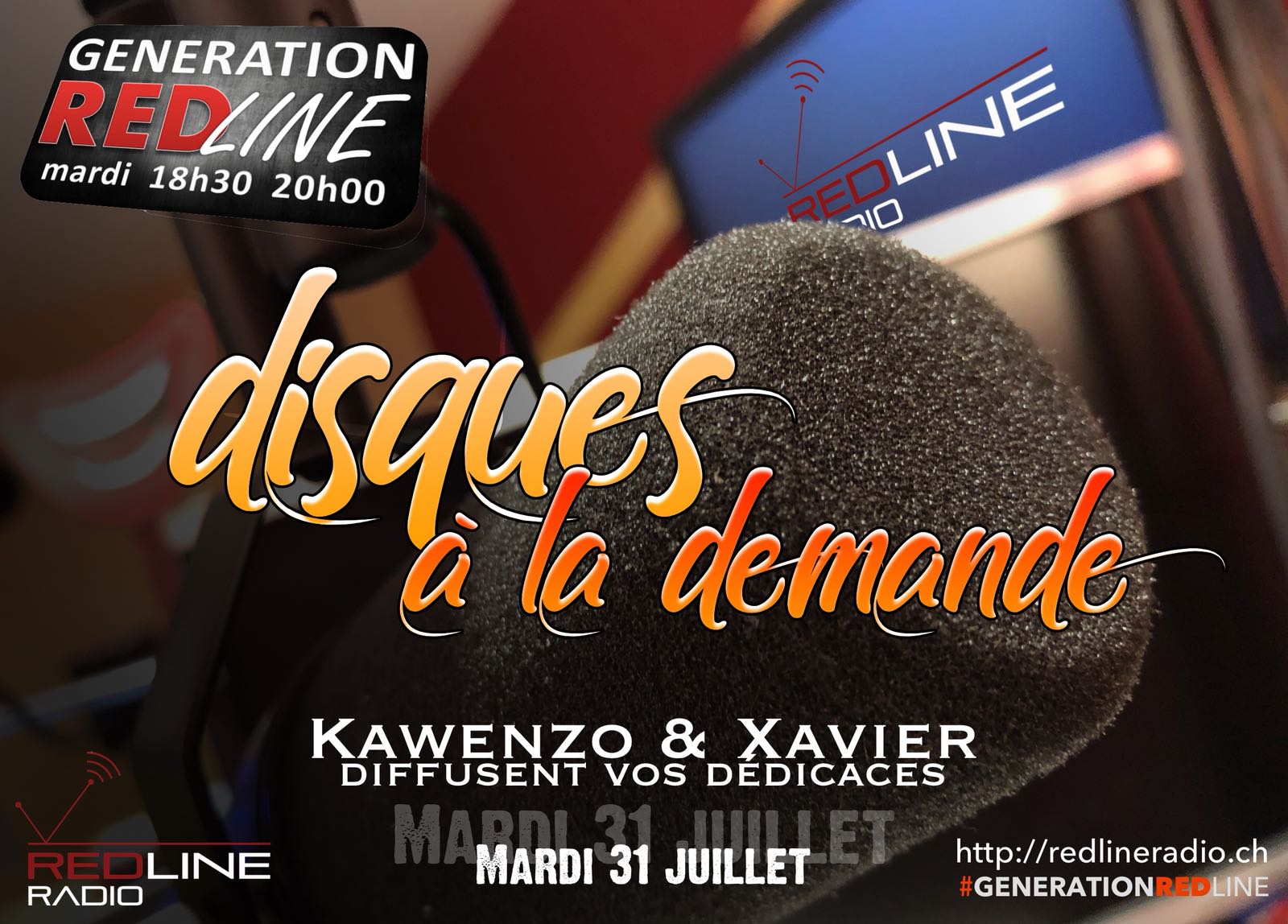 Disques à la demande mardi 31 juillet dans Génération RedLine entre ...